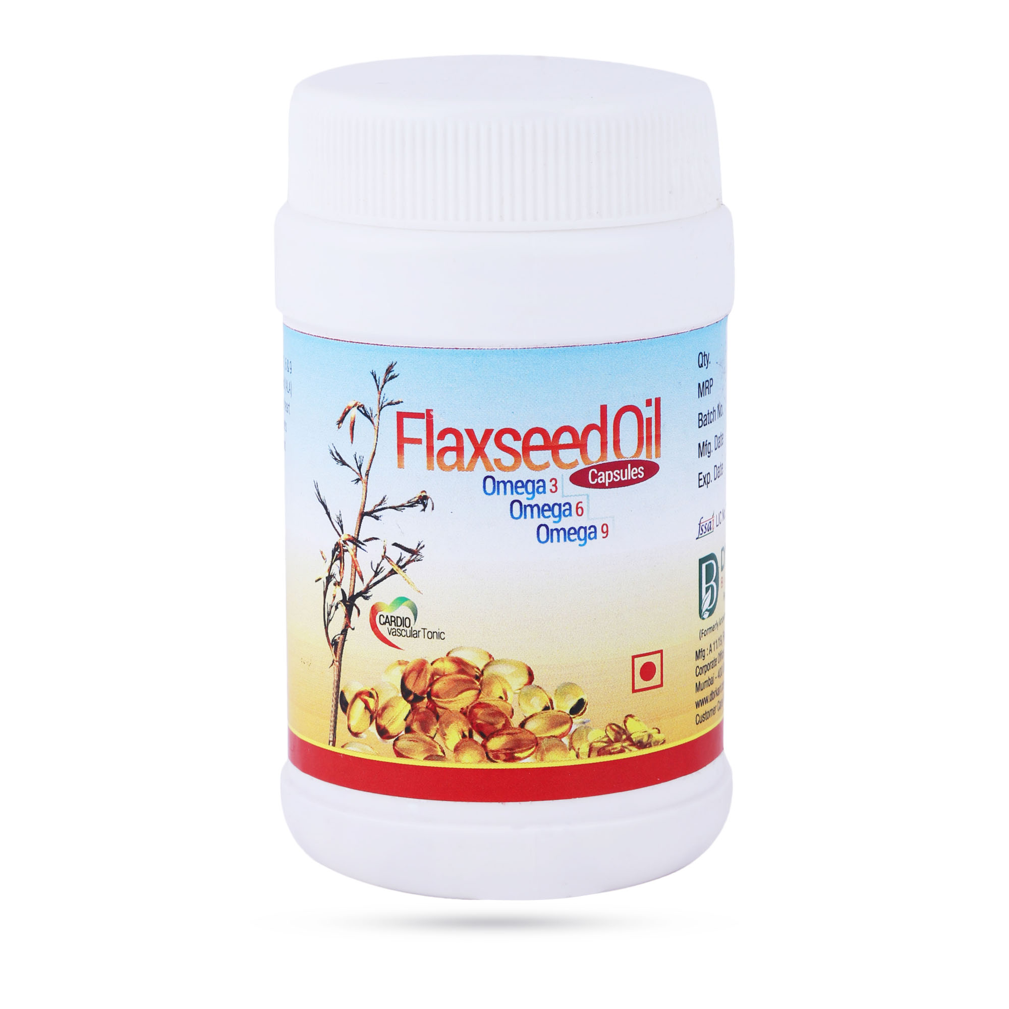FLAXSEED OIL CAPSULES - by Dhanwantri Bioremedies Pvt Ltd - Stevifit